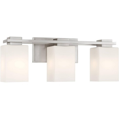 Possini Euro Design Henry Modern Wall Light Brushed Nickel Hardwire 21 ...