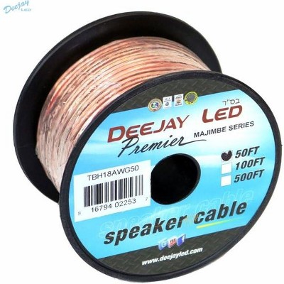 12 Gauge High Flex Precision Audio Cable Ultra Speaker Wire 50 Feet ...