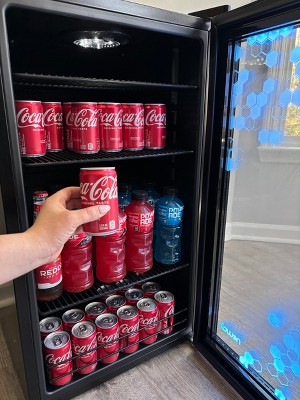 Newair Prismatic Series 85 Can Beverage Refrigerator With Rgb Hexacolor ...