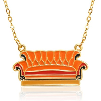 Friends Tv Show Fashion Central Perk Silvertone Necklace, 18 + 3" : Target