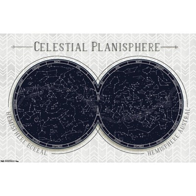 Trends International Celestial Planisphere Unframed Wall Poster Prints ...