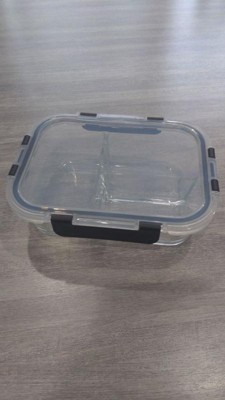 Joyjolt 3-sectional Divided Food Prep Food Storage Containers With Lids ...