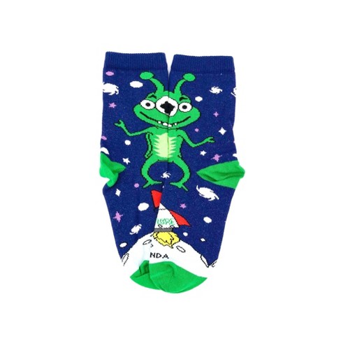 Cotan The Alien Socks - Medium (ages 5-7) From The Sock Panda : Target