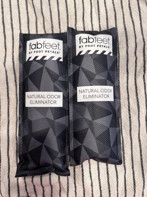 Fab Feet Women's By Foot Petals Deodorizer Charcoal Bags - Black : Target