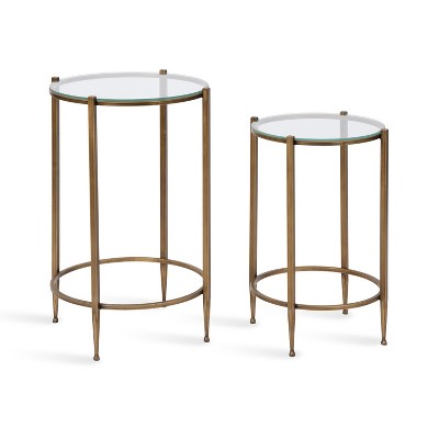 Kate And Laurel Solange Two-piece Nesting Tables : Target