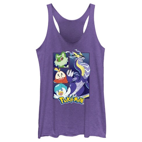 Women's Pokemon Miraidon Group Racerback Tank Top : Target