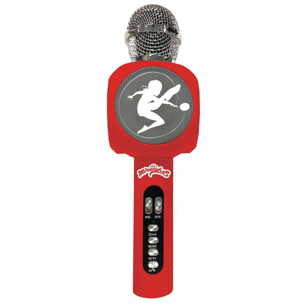 Miraculous Tales of Ladybug CatNoir Bluetooth Karaoke Microphone with ...