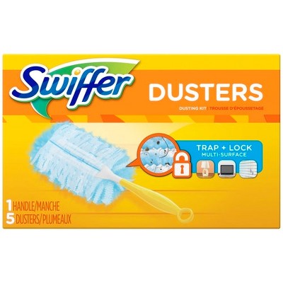 Swiffer Dusters Heavy Duty Extendable Handle Dusting Kit - 4ct : Target