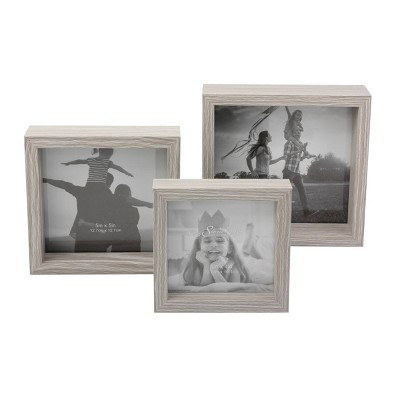 5pc Decorative Stamped Photo Frame Set Silver - Stonebriar Collection ...