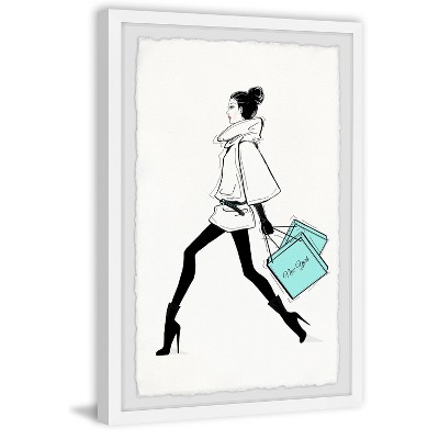 HomeStock 45 in. L x 30 in.W Framed Portrait Digital Art For Wall Art ...