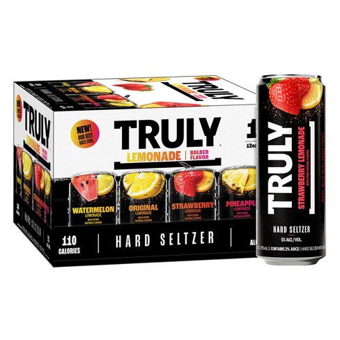 Truly Hard Seltzer Lemonade Mix Pack - 12pk/12 Fl Oz Slim Cans : Target