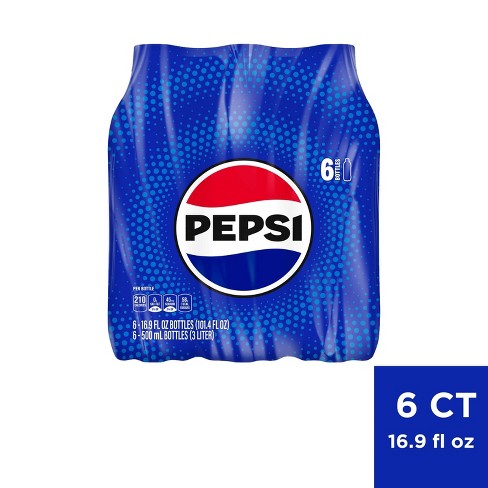 Pepsi Cola Soda - 6pk/16.9 Fl Oz Bottles : Target