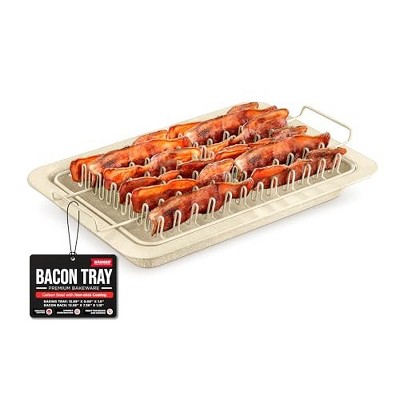 Bacon Tray - 2-piece Set – White Marble Coating : Target