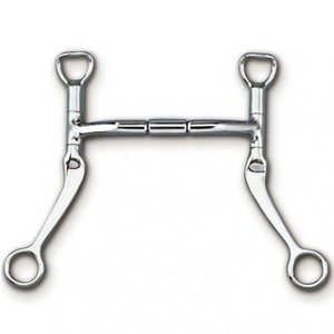 Myler MB 32 Sweet Iron Mullen Barrel Curb Bit - 5" Mouth, 7" Flat Shank ...