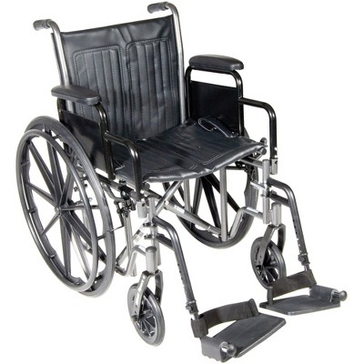 Mckesson Wheelchair Steel 18"w X 16"d Swing-away Footrest 146-ssp218dda ...