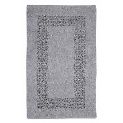 Extremely Absorbent Cotton Bath Rug 24" X 40" Silver By Perthshire ...