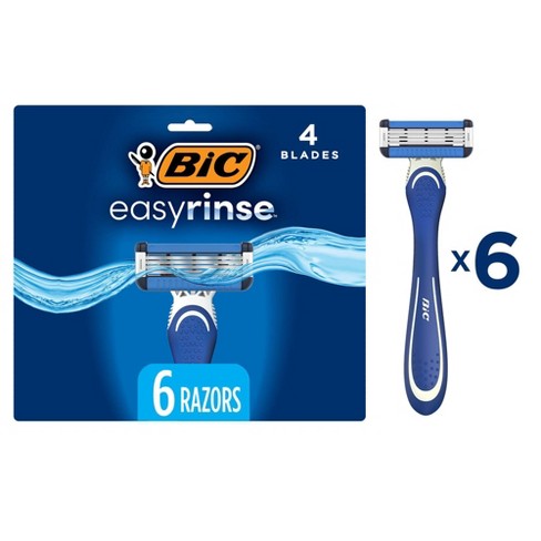 Bic Men's Easy Rinse Razors - 6ct : Target