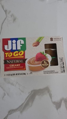 Jif To-Go Natural Peanut Butter - 8.8oz/8ct : Target