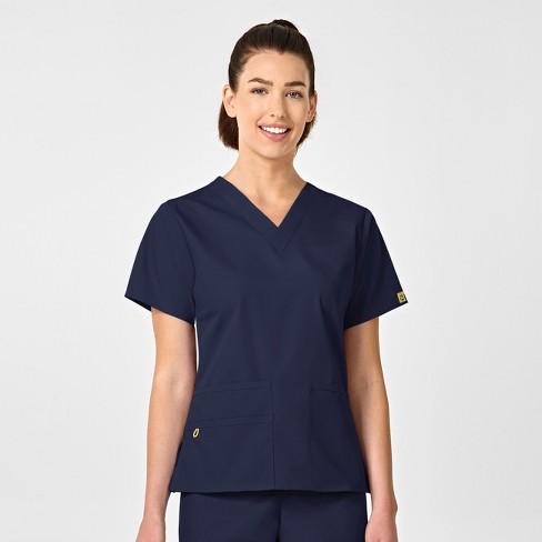Wink Origins Bravo-women's V-neck Scrub Top, S Regular : Target