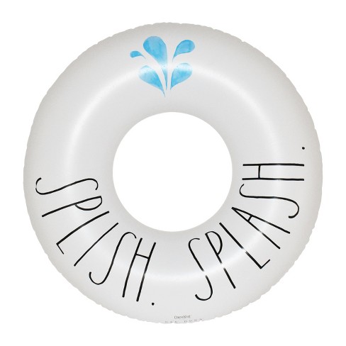 Coconut Outdoor Rae Dunn 48" Ring Pool Float - Splish Splash (water ...
