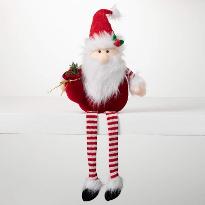 Dangling Legged Plush Santa Multicolor 26"h : Target