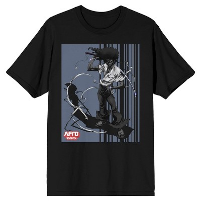 Afro Samurai Ninja Ninja Character Men's Black Graphic Tee-xxl : Target