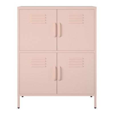 RealRooms Shadwick 4 Door Metal Locker Storage Cabinet : Target
