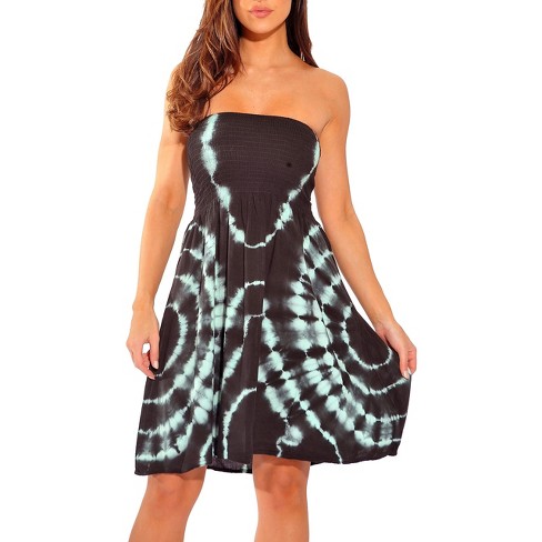 Riviera Sun Womens Strapless Tube Short Dress - Summer Dresses 21612-gm ...