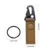 Unique Bargains Belt Keeper Key Ring Nylon Webbing Strap Hanging Gear Buckle With Snap For ...