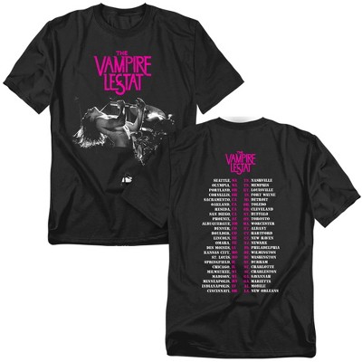 Men's The Vampire Lestat Live On Tour Front Back T-Shirt : Target