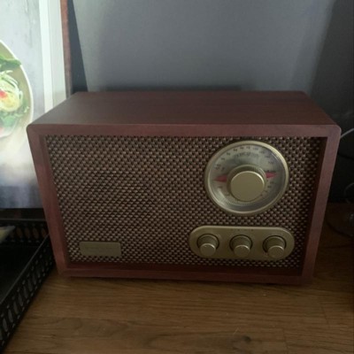 Portable Am/fm Bluetooth Radio Tonal Brown - Hearth & Hand™ With ...