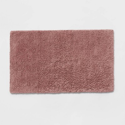 20"x34" Performance Plus Cotton Memory Foam Bath Rug Mauve - Threshold ...