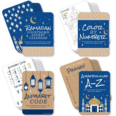 Big Dot Of Happiness Ramadan - 2-in-1 Eid Mubarak Party Cards ...