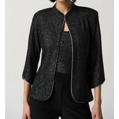 Women's Foiled Textured Knit Two-piece Top Set - Joseph Ribkoff 6 : Target