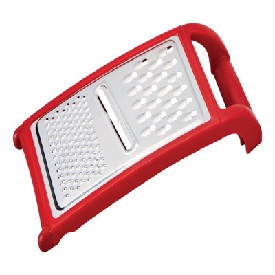 Rachael Ray Stainless Steel Multi-grater With Silicone Handles, Red ...