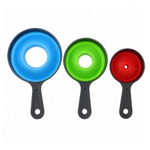 Home Collection Pack of 3 Collapsible Kitchen Funnel Set : Target