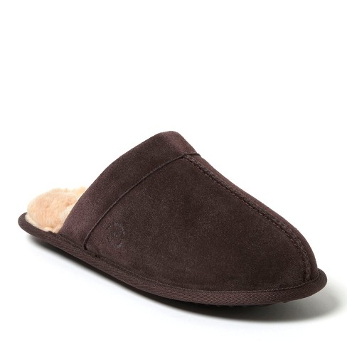 Dearfoams Men's Kirk Genuine Suede Scuff Slipper : Target