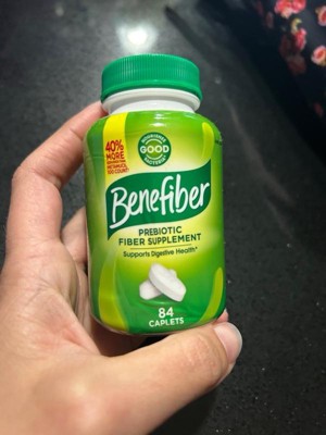 Benefiber Prebiotic Fiber Supplement Caplets - 84ct : Target