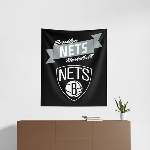 Nba Brooklyn Nets Premium Printed Wall Hanging : Target