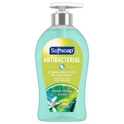 Softsoap Antibacterial Liquid Hand Soap Pump - Fresh Citrus - 11.25 Fl ...