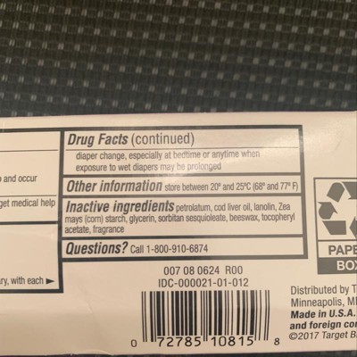 Diaper Rash Ointment - 4oz - Up & Up™ : Target
