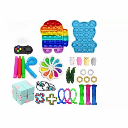 Link 30 Piece Fidget Sensory Toy Set For Kids Adults Stress Anxiety Relief Classroom Rewards Treasure Box Pinata Prizes Target