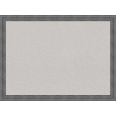 Amanti Art Grey Cork Board Wood Framed Dixie Blue Grey Rustic Bulletin ...