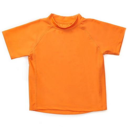 Leveret Toddler Short Sleeve Rash Guard Orange 3 Year : Target
