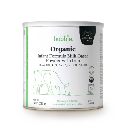 Bobbie Baby Organic Powder Infant Formula - 24oz : Target