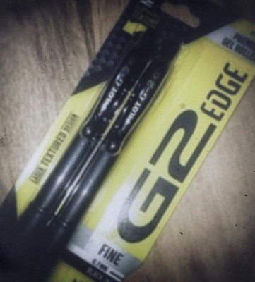 G2 Edge 5pk Gel Pen Fine Black Ink : Target
