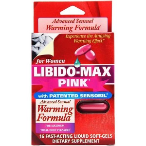Libido Max Pink Women's Dietary Supplement Capsules, 16 Count Pack : Target