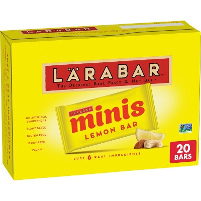 Larabar Lemon Minis Snack Bars - 15.6oz/20ct : Target