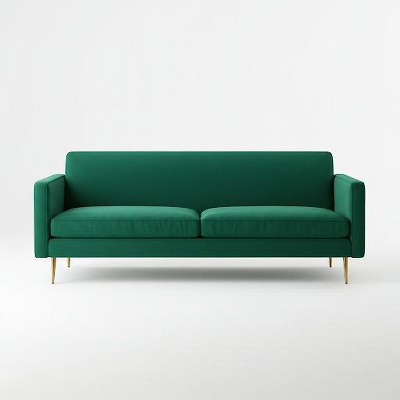 Rennnsan Minimalist Sofa In Green And Gold : Target