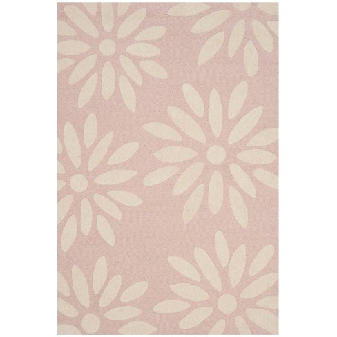Safavieh Kids Sfk914 Hand Tufted Area Rug - Pink/ivory - 4'x6 ...